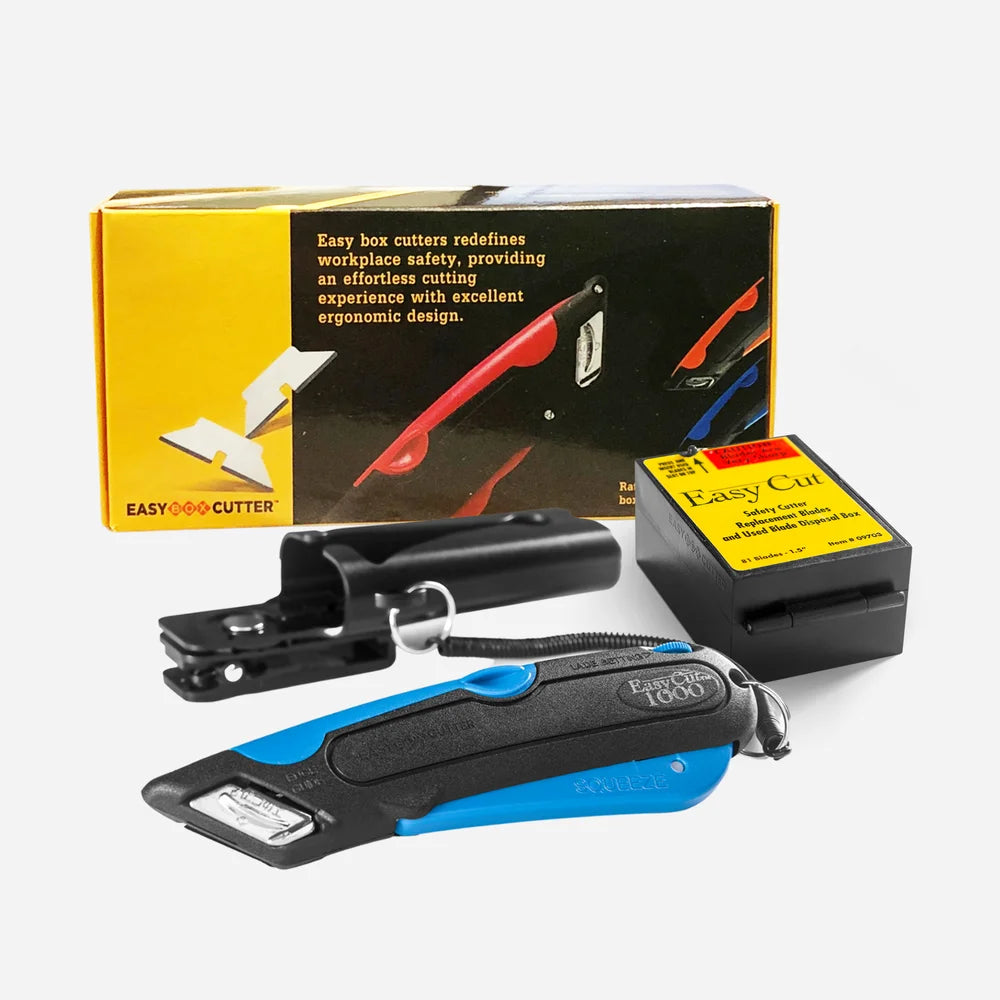 Easy Cut 1000N Blue + 81 Pack Blades – Easy Box Cutter