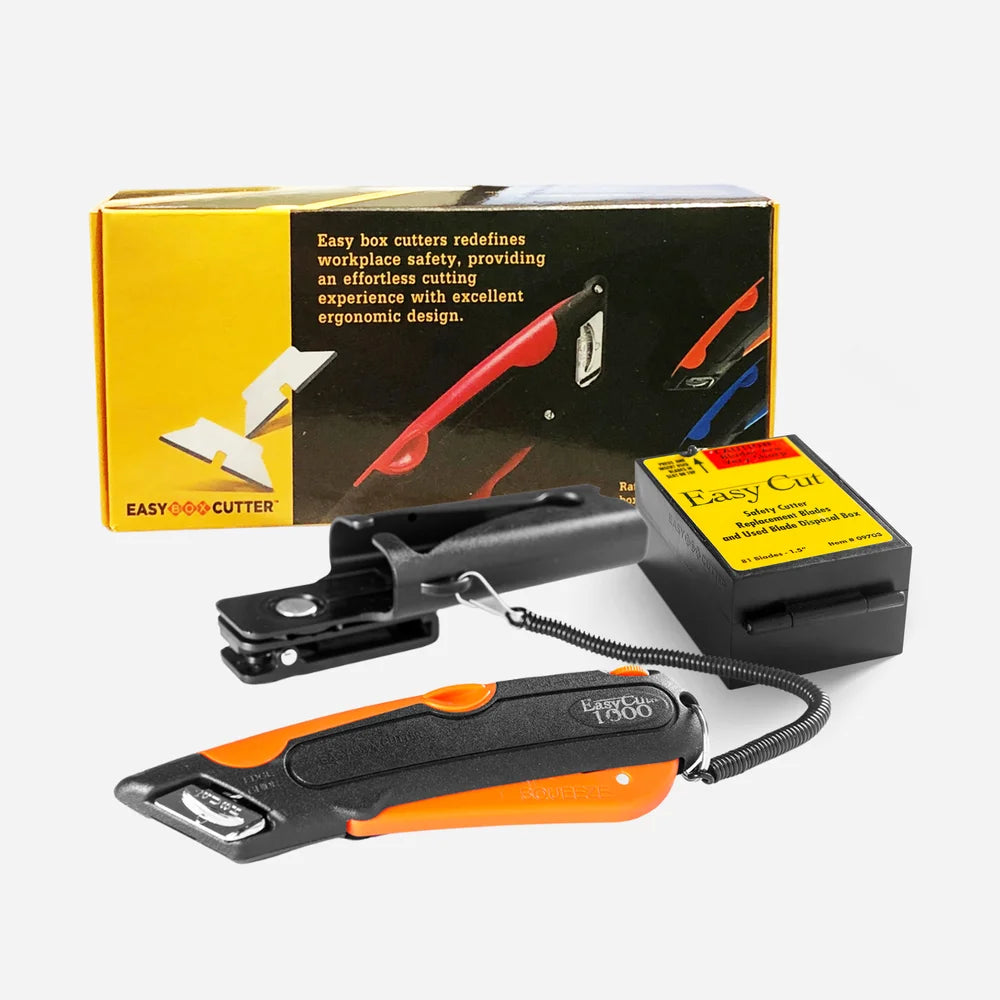 Easy Cut 1000N Orange + 81 Pack Blades – Easy Box Cutter