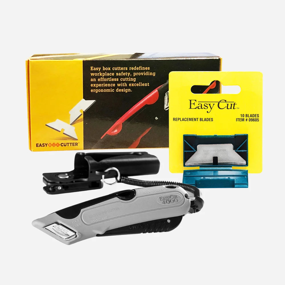 Easy Cut 4000 Grey + 10 Pack Blades – Easy Box Cutter