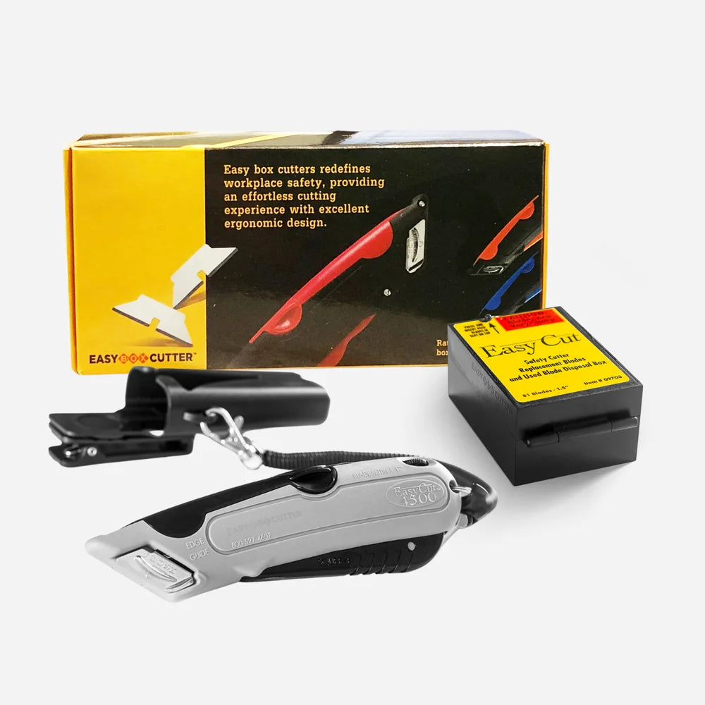 Easy Cut 4500 Grey + 81 Pack Blades – Easy Box Cutter